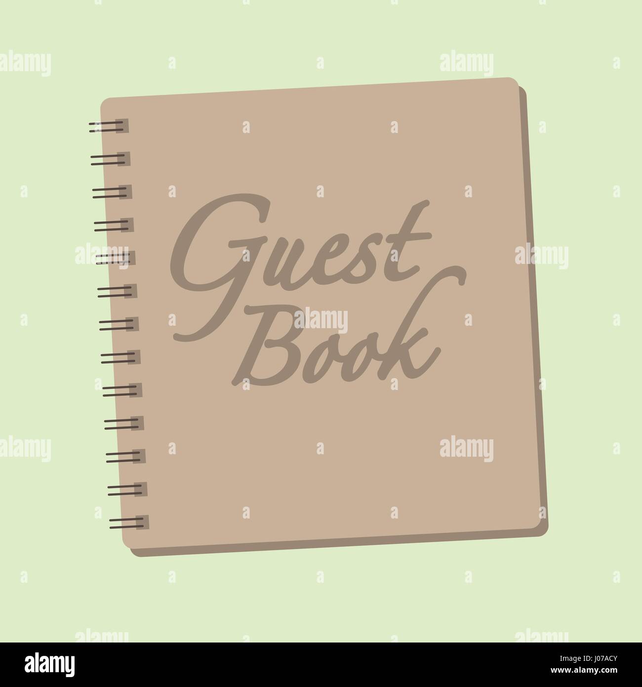 Spiral bound notebook page Stock Vector Images - Alamy