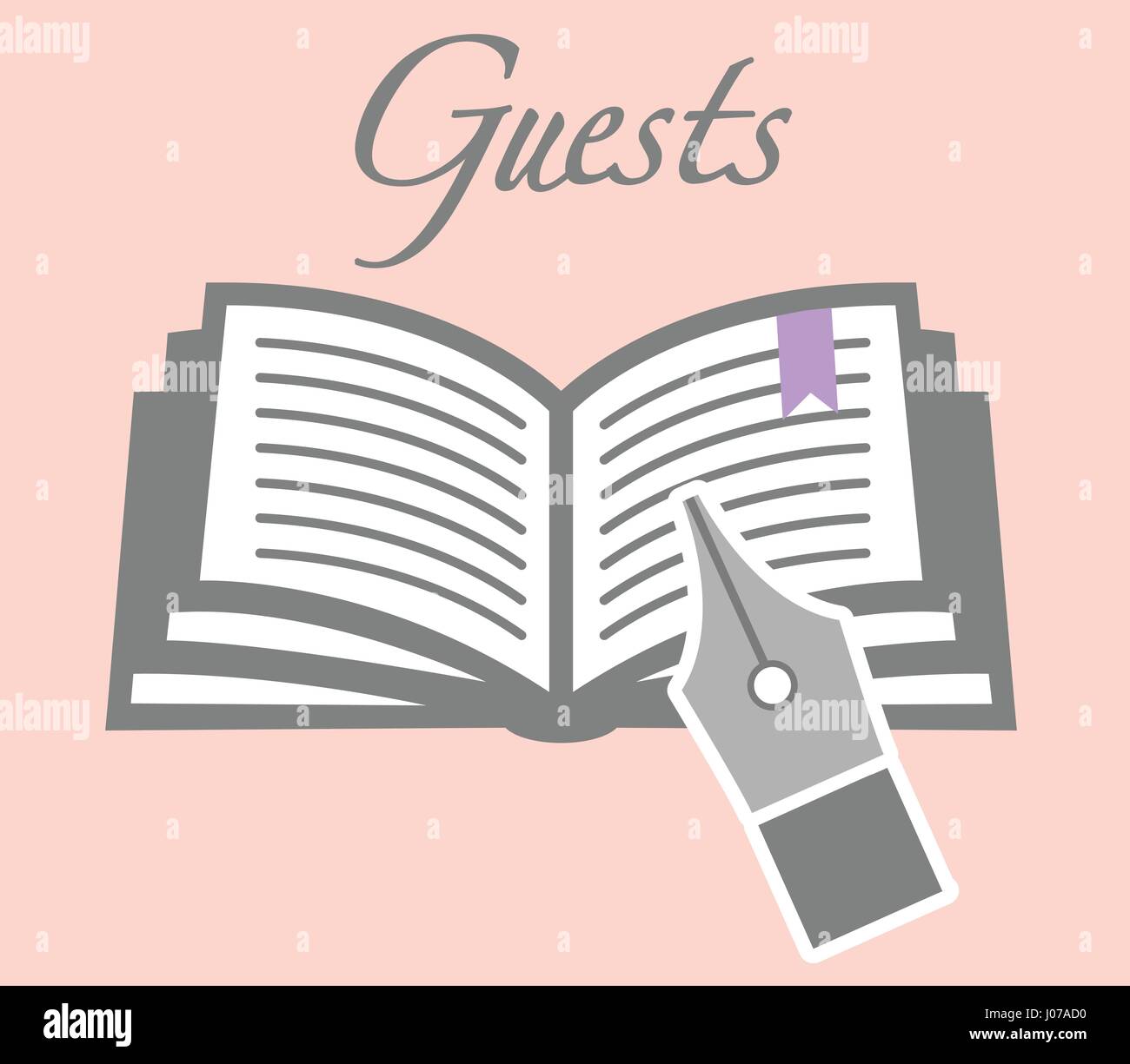 Visitor log book hi-res stock photography and images - Alamy