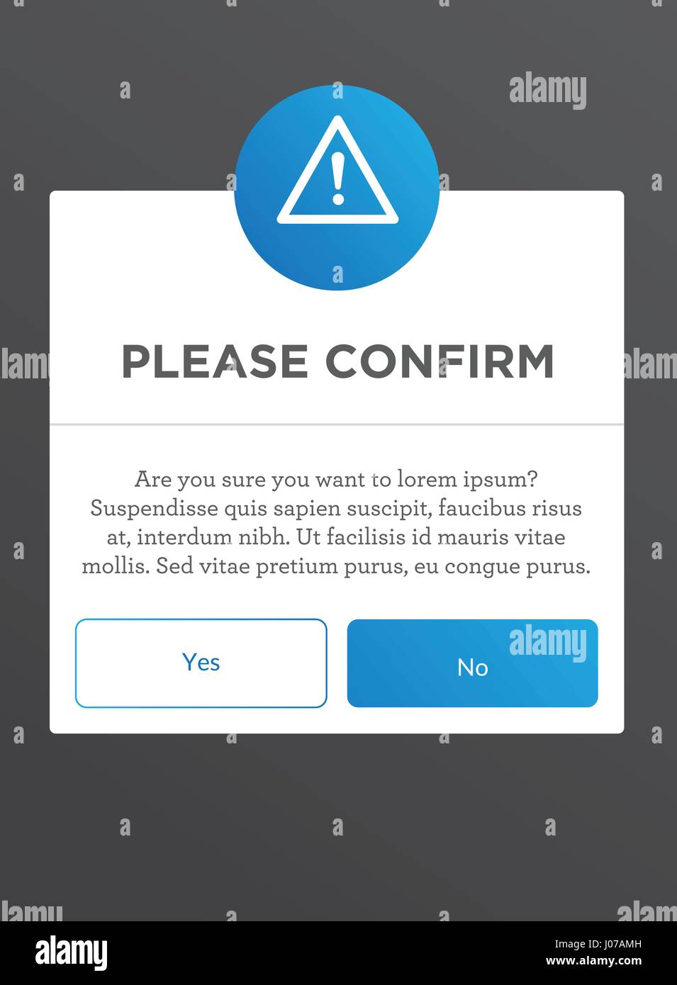 Modal Windows for Mobile UI & UX interface and experience design Stock ... Modal Windows for Mobile UI & UX interface and experience design Stock ...