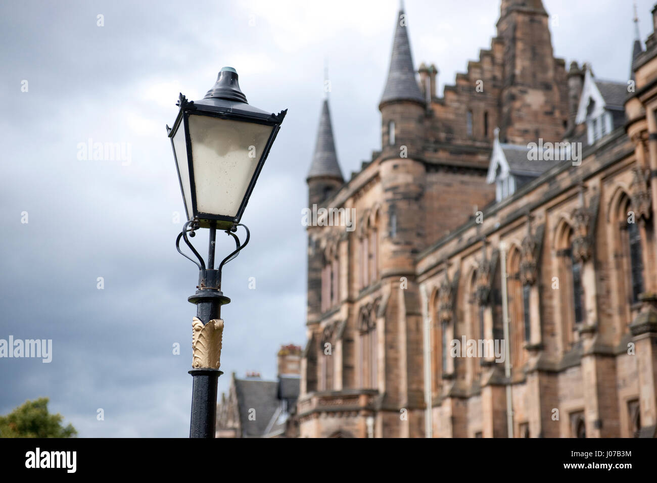 University of Glasgow Main Building at Gilmore Hill, Glasgow Scotland ...