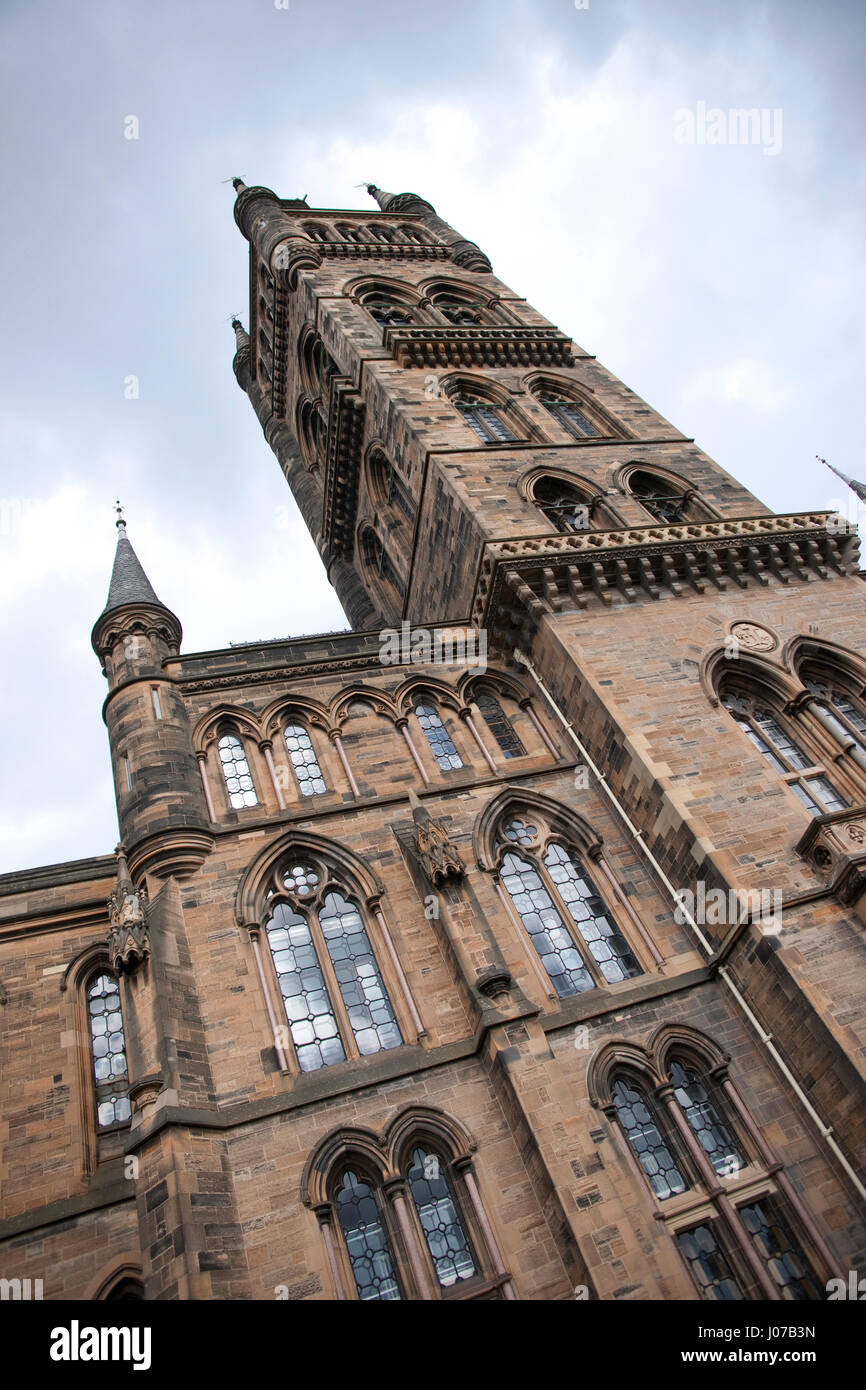 University glasgow main building gilmore hi-res stock photography and ...