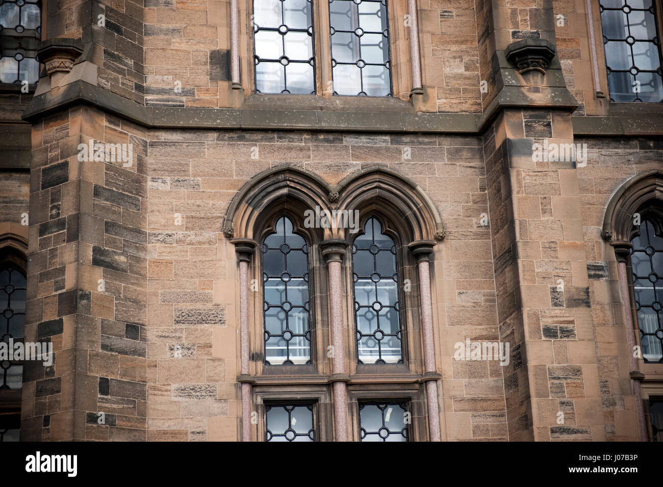 University of Glasgow Main Building at Gilmore Hill, Glasgow Scotland ...