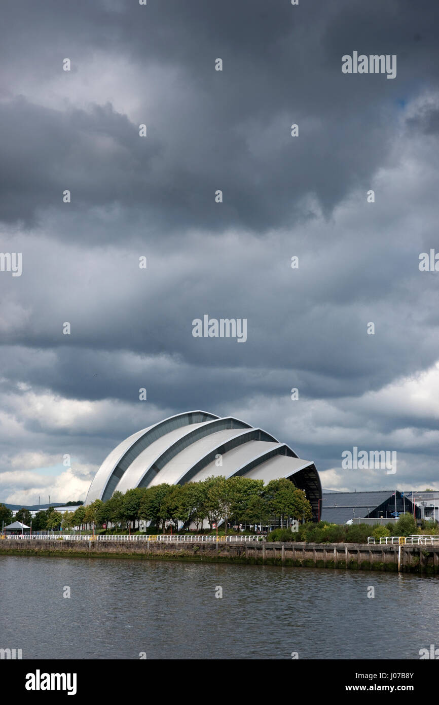 SEC Armadillo aka Clyde Auditorium, River Clyde, Glasgow Stock Photo ...