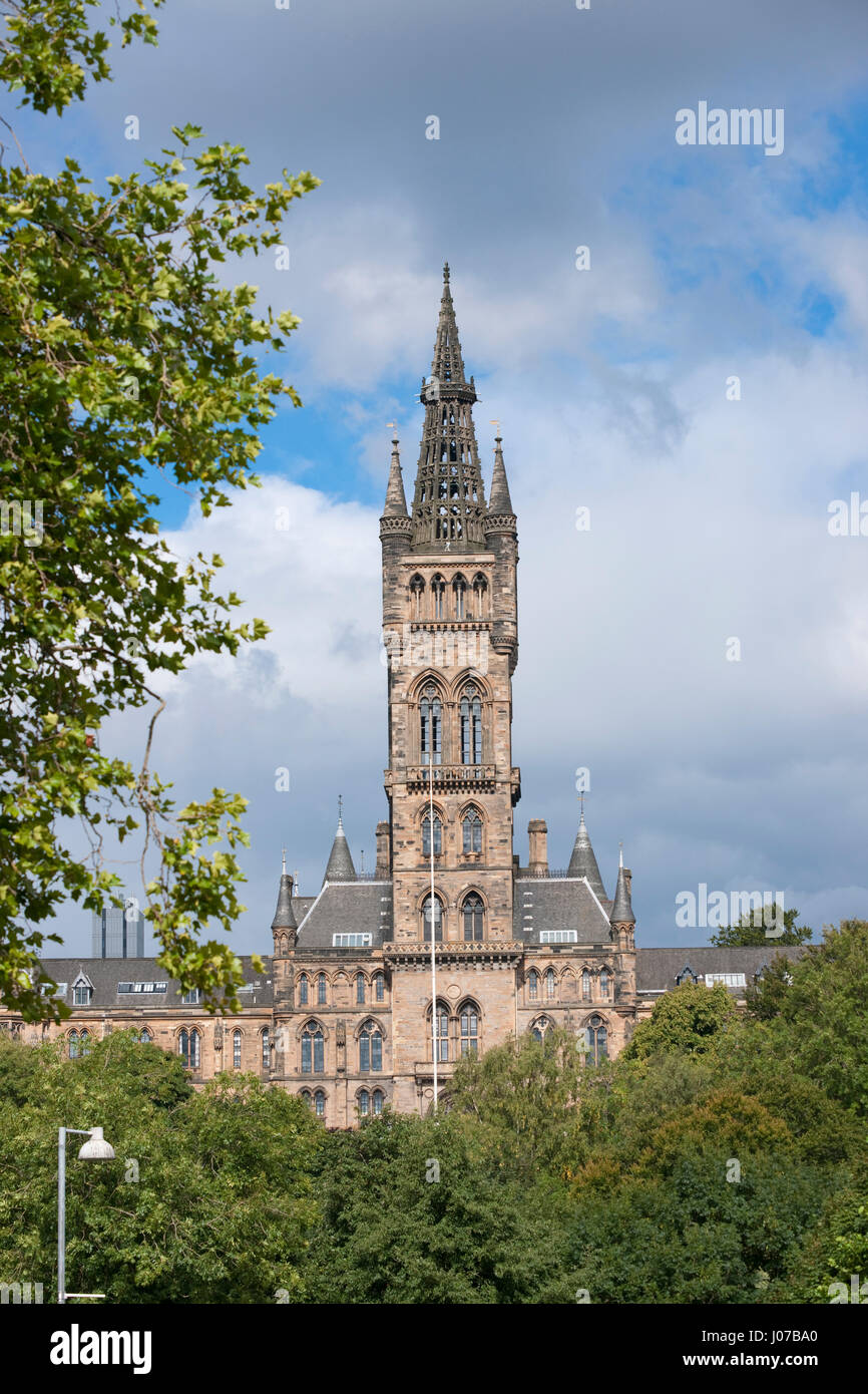 University glasgow main building gilmore hi-res stock photography and ...