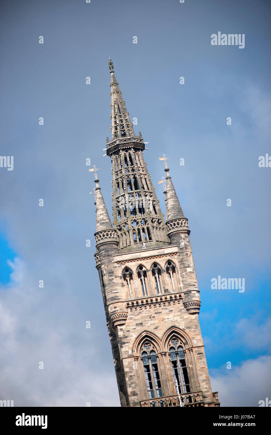 University glasgow main building gilmore hi-res stock photography and ...