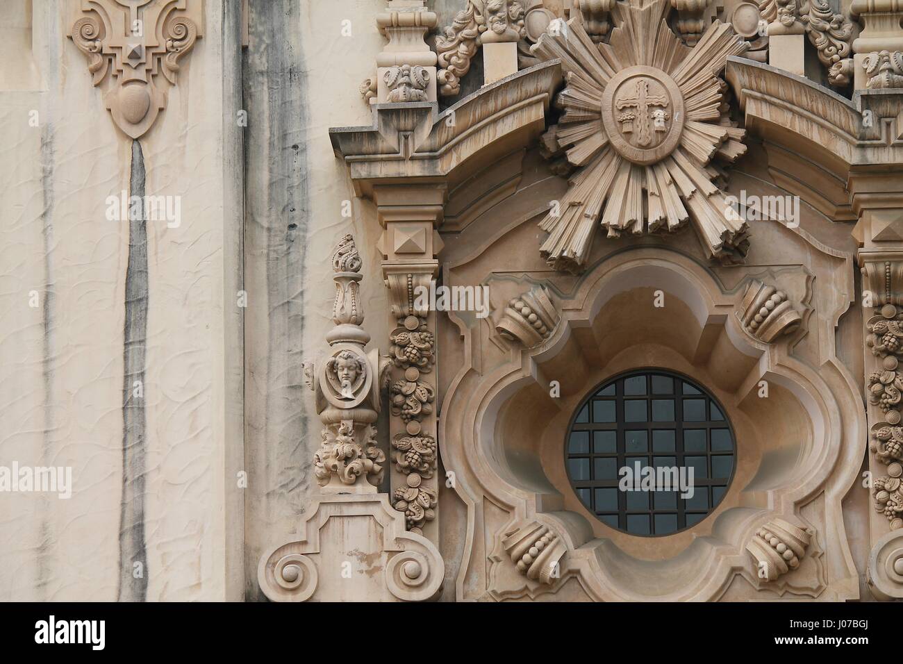 Baroque Spanish Architecture Stock Photo - Alamy