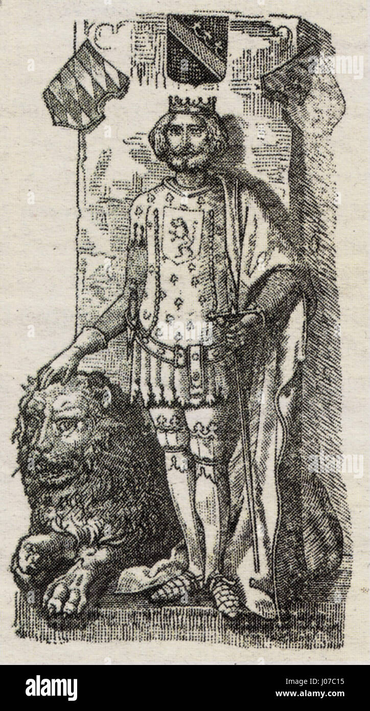 Johann Wilhelm Völker’s portrait of Heinrich der Löwe (Henry the Lion ...