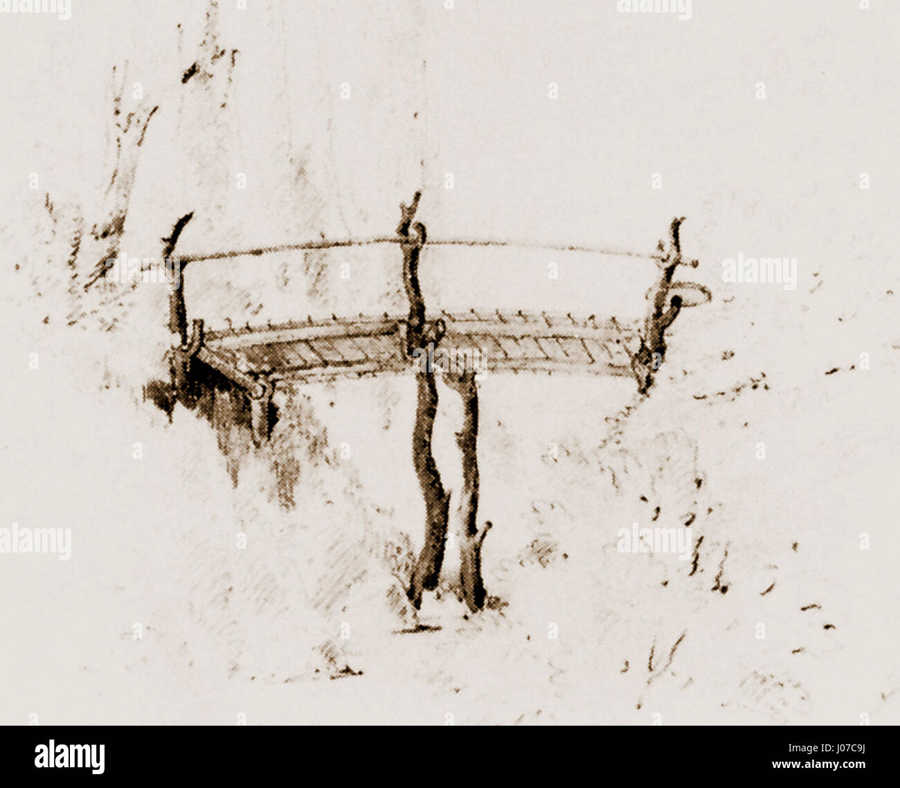 Small wooden bridge among hi-res stock photography and images - Alamy