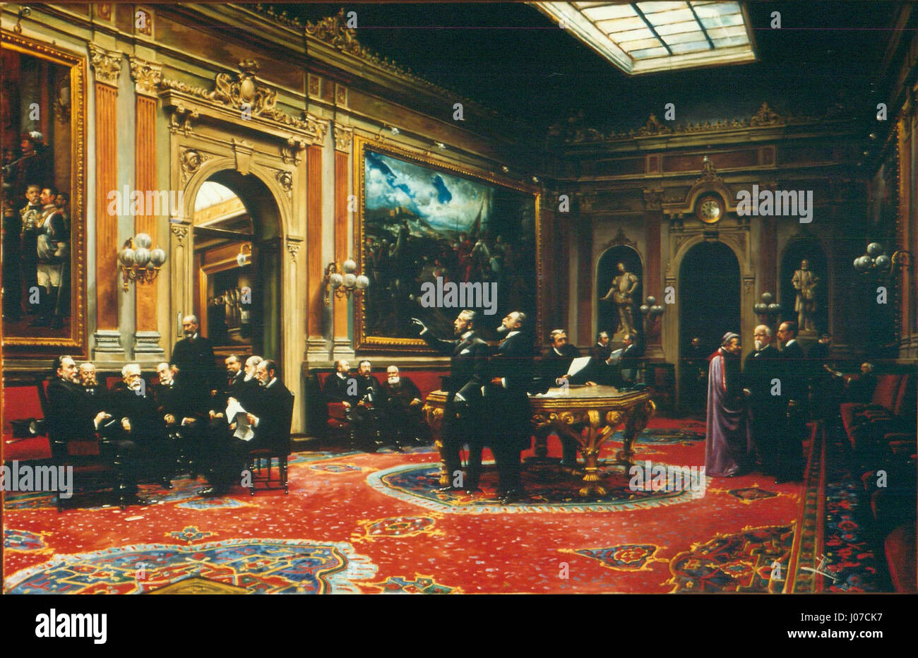 The Salón de Conferencias del Senado (Senate Conference Hall) in 1904 ...