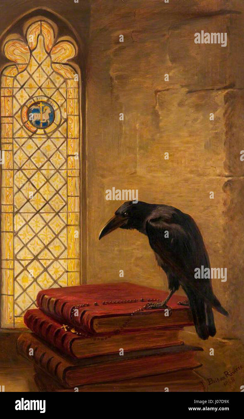 'A Saint' by Briton Riviere illustrates a scene from the poem 'The ...