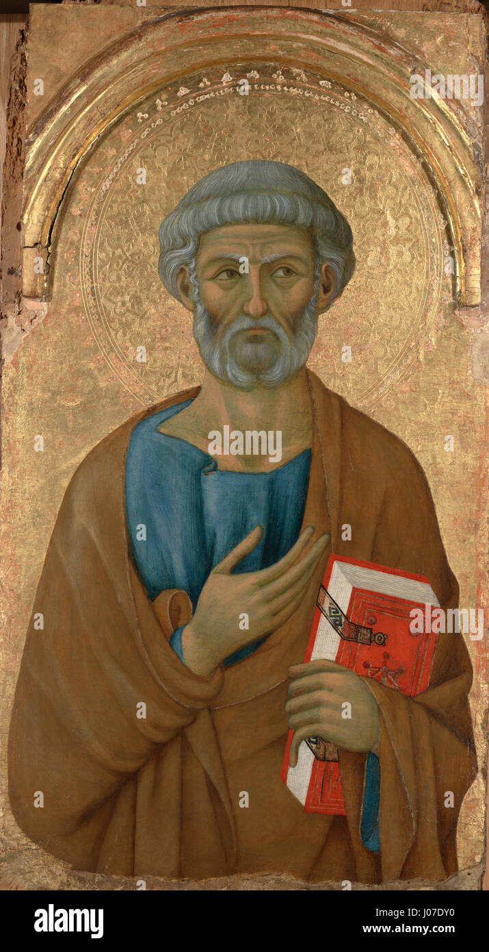 The 'Saint Peter' by the Maestro di Città di Castello, housed in the ...