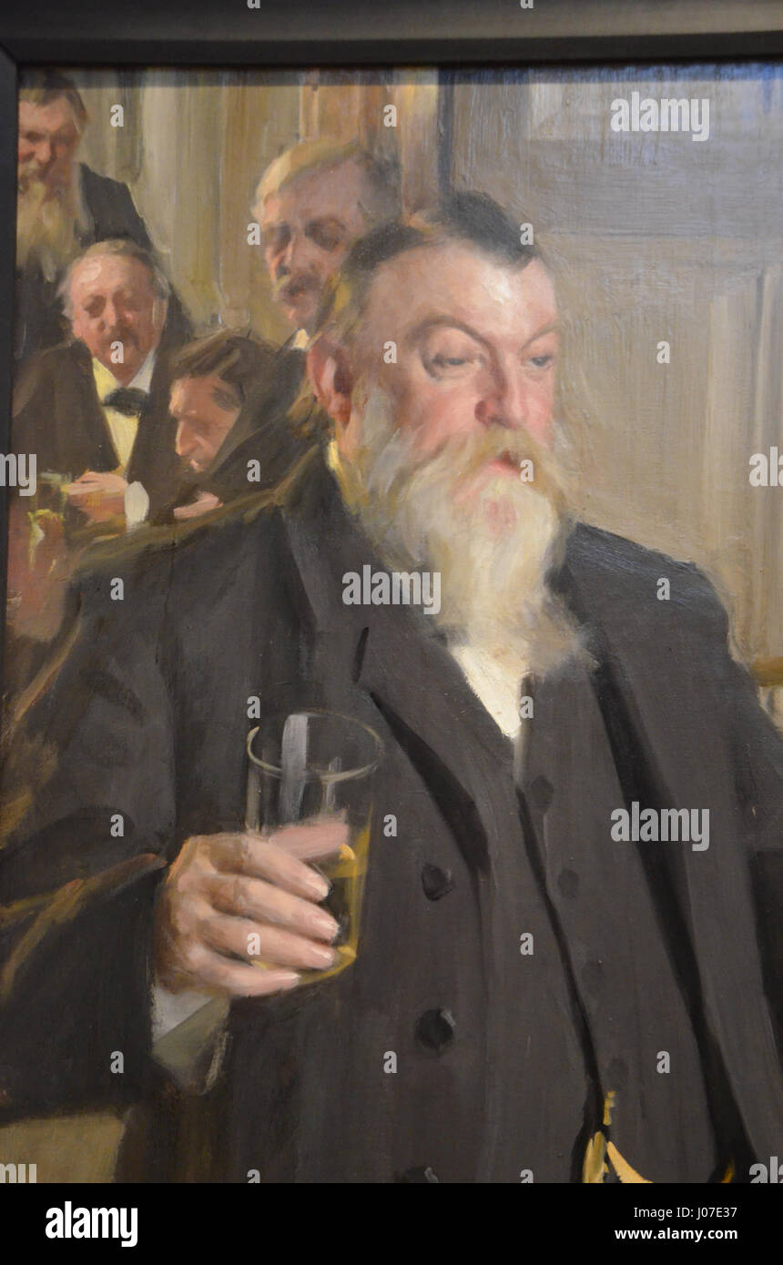 Anders Zorn’s *En skål i Idun* (1892) is a depiction of Swedish ...