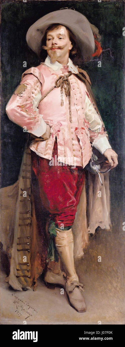 Raimundo de Madrazo y Garreta's portrait of Constant Coquelin l'aîné, a ...
