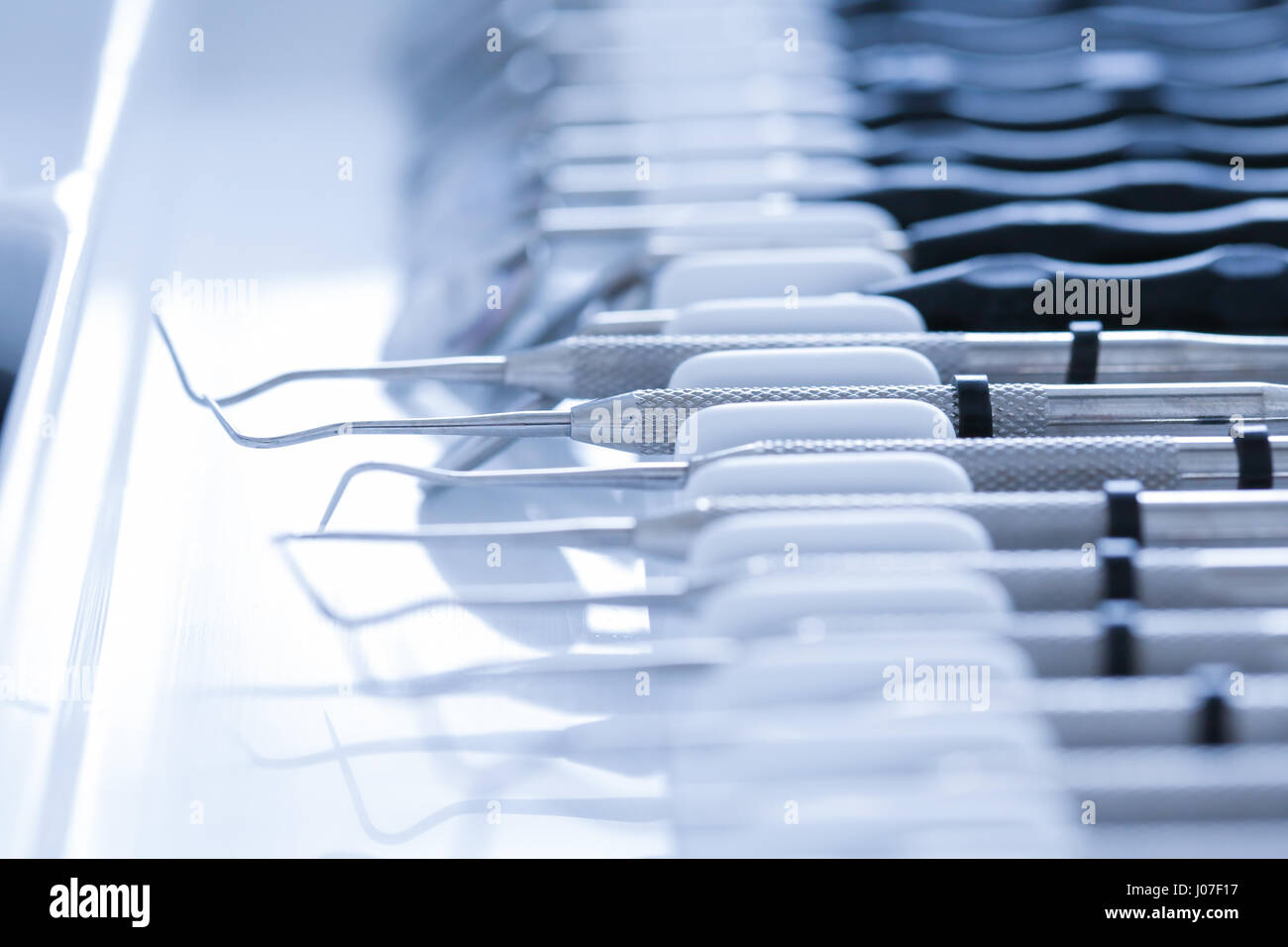 Exploratory dental tools - dental explorer, periodontal probe, dental ...