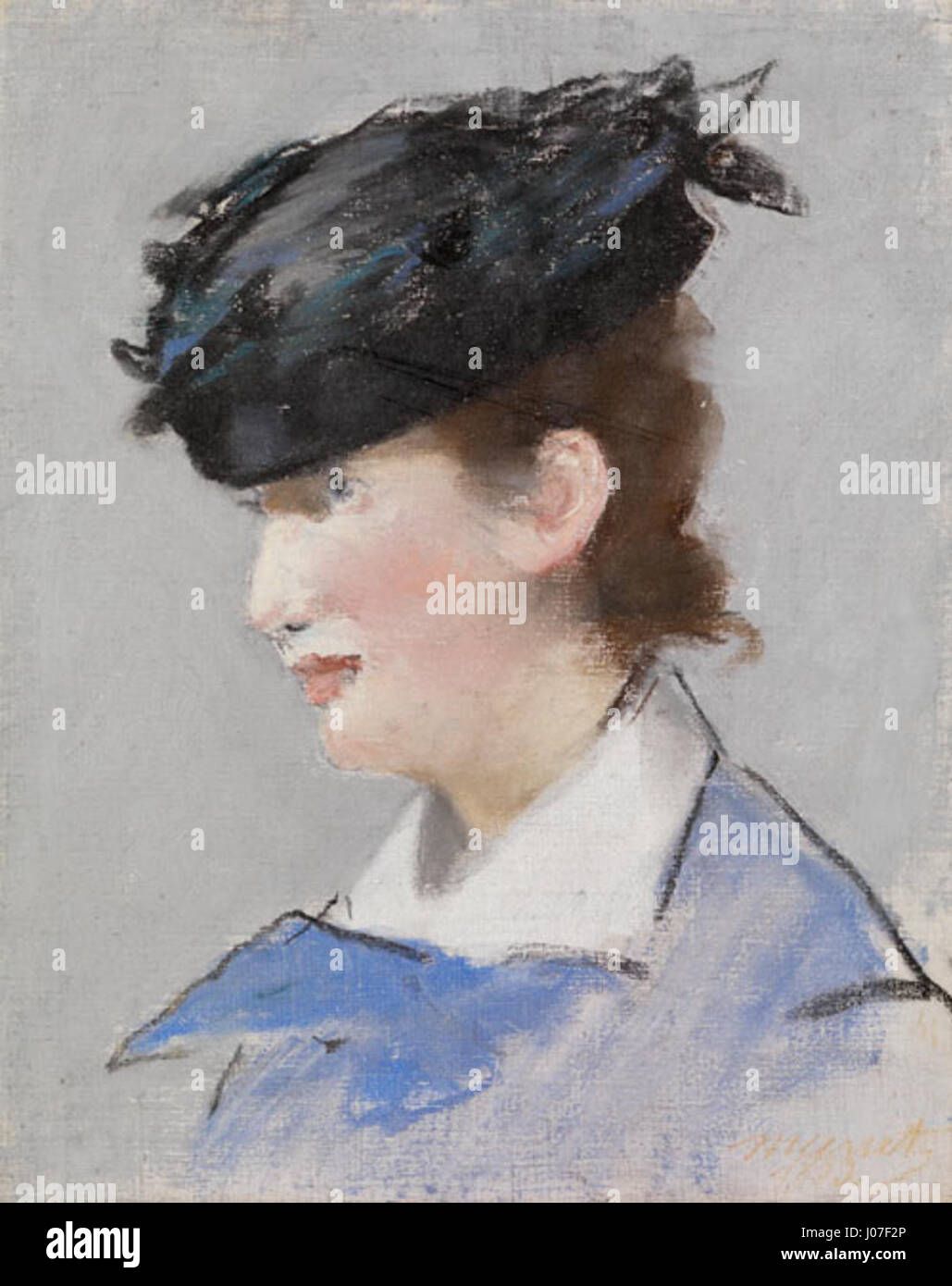 Édouard Manet's 'Portrait de Dame' is a distinguished portrait painting ...