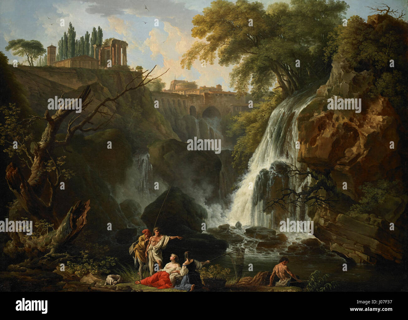 Claude-Joseph Vernet's 'La cascade … Tivoli' depicts a natural ...