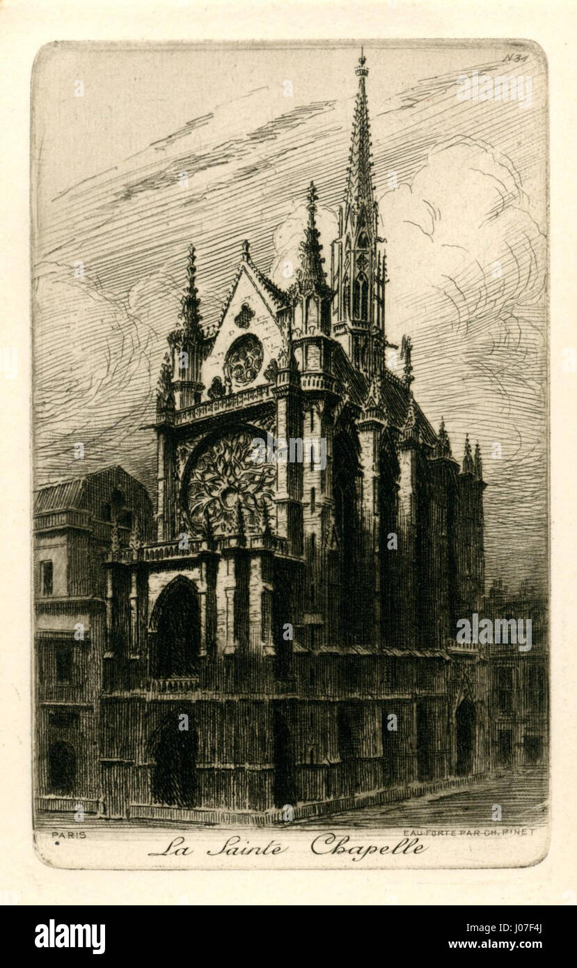 La Sainte Chapelle in Paris is a gothic masterpiece, known for its ...