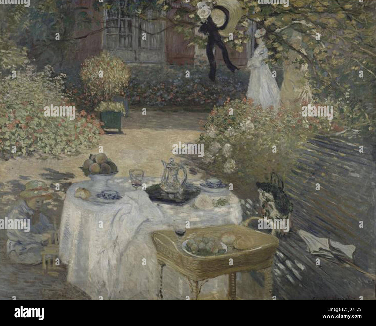 Claude Monet’s 'Le Déjeuner' (The Breakfast) is a decorative panel ...