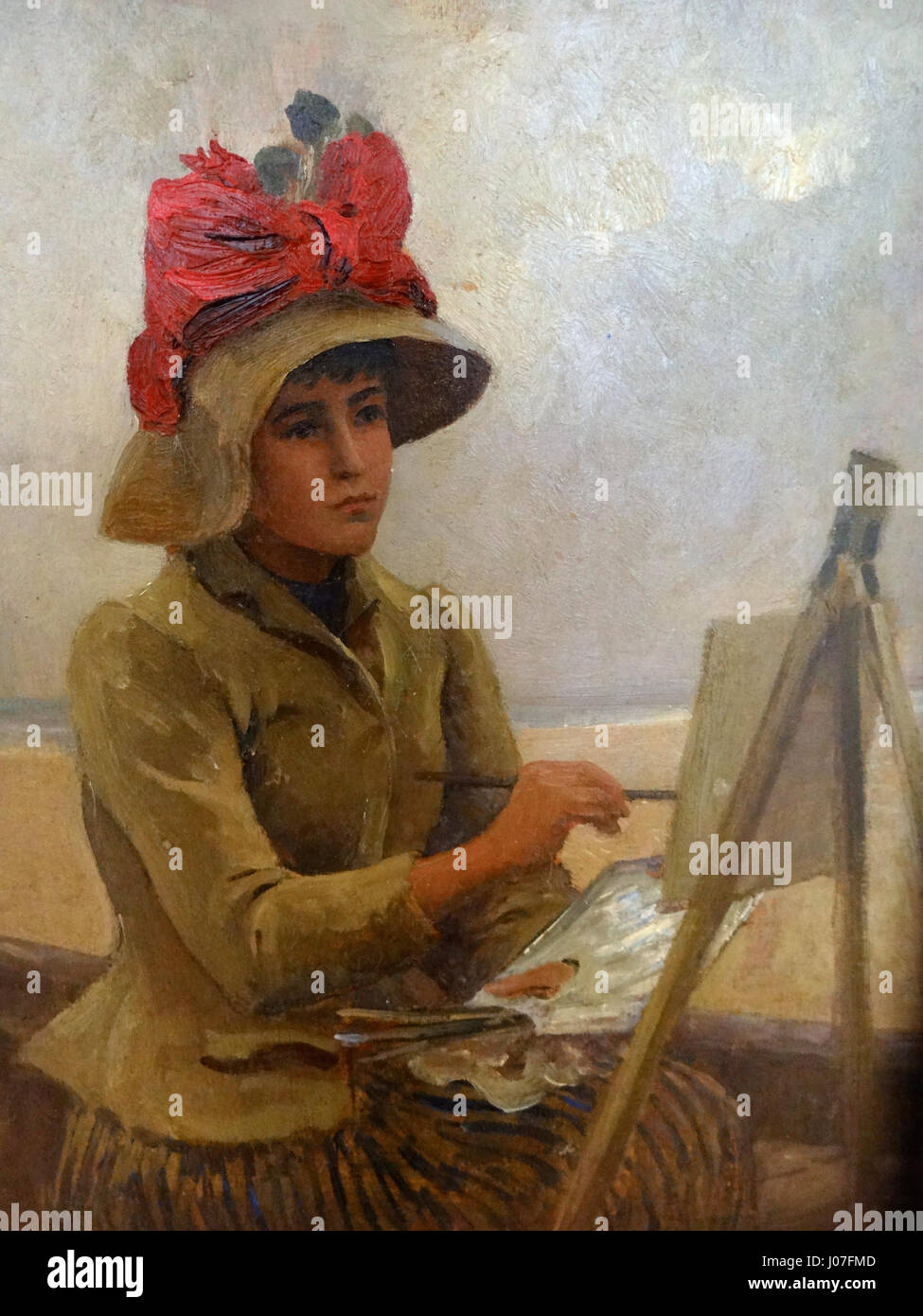 'Marie Duhem (Détail)' by Virginie Demont-Breton is a detailed portrait ...