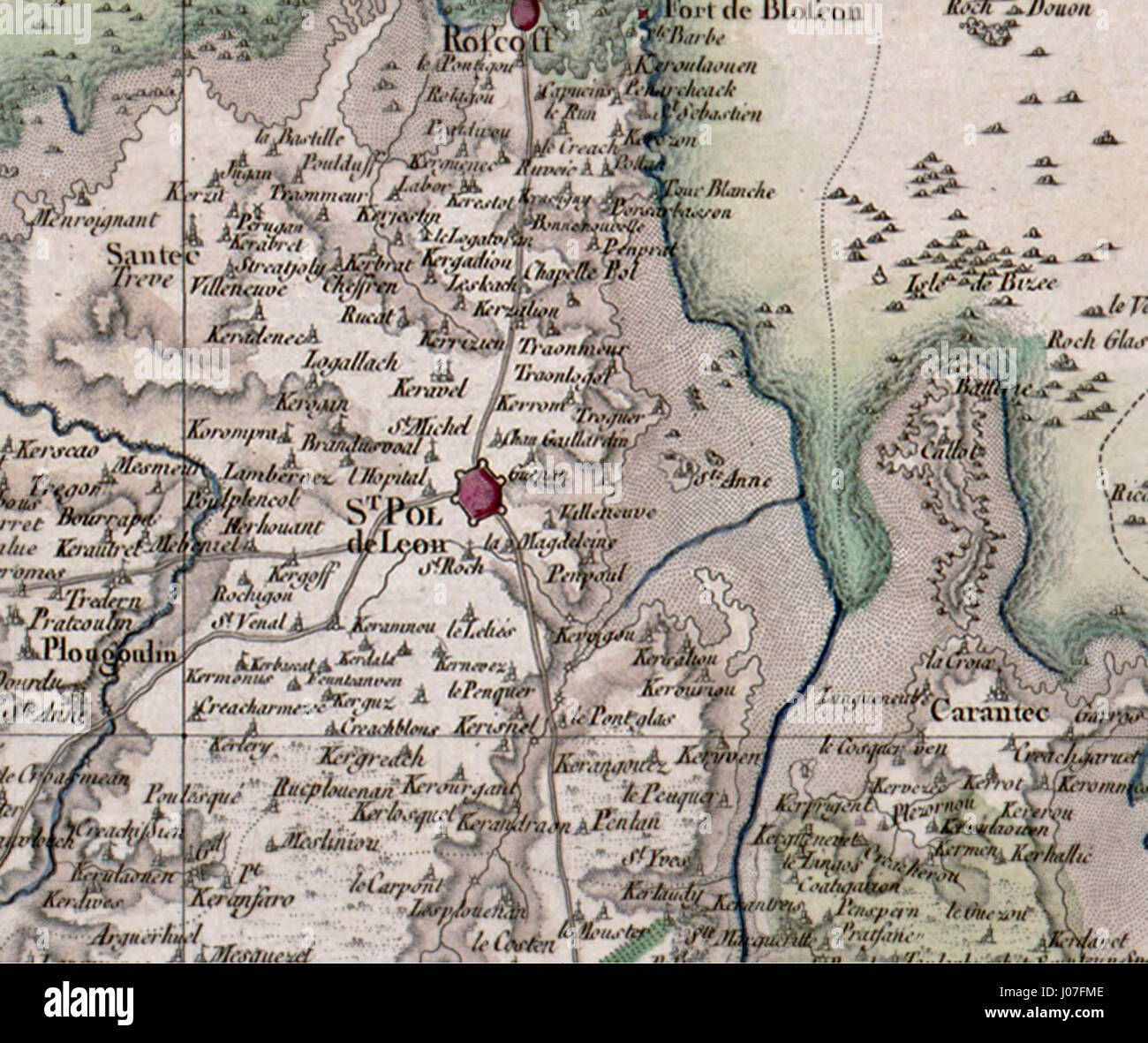 This map extract from the Cassini map series, created in the 18th ...