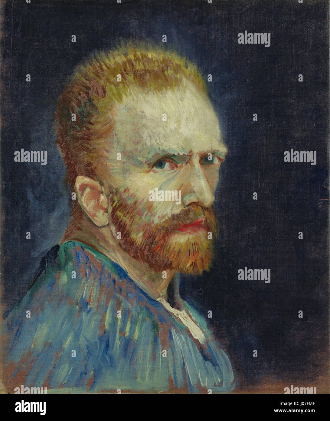 Vincent van Gogh's 'Self-Portrait' from 1887 captures the artist in a ...