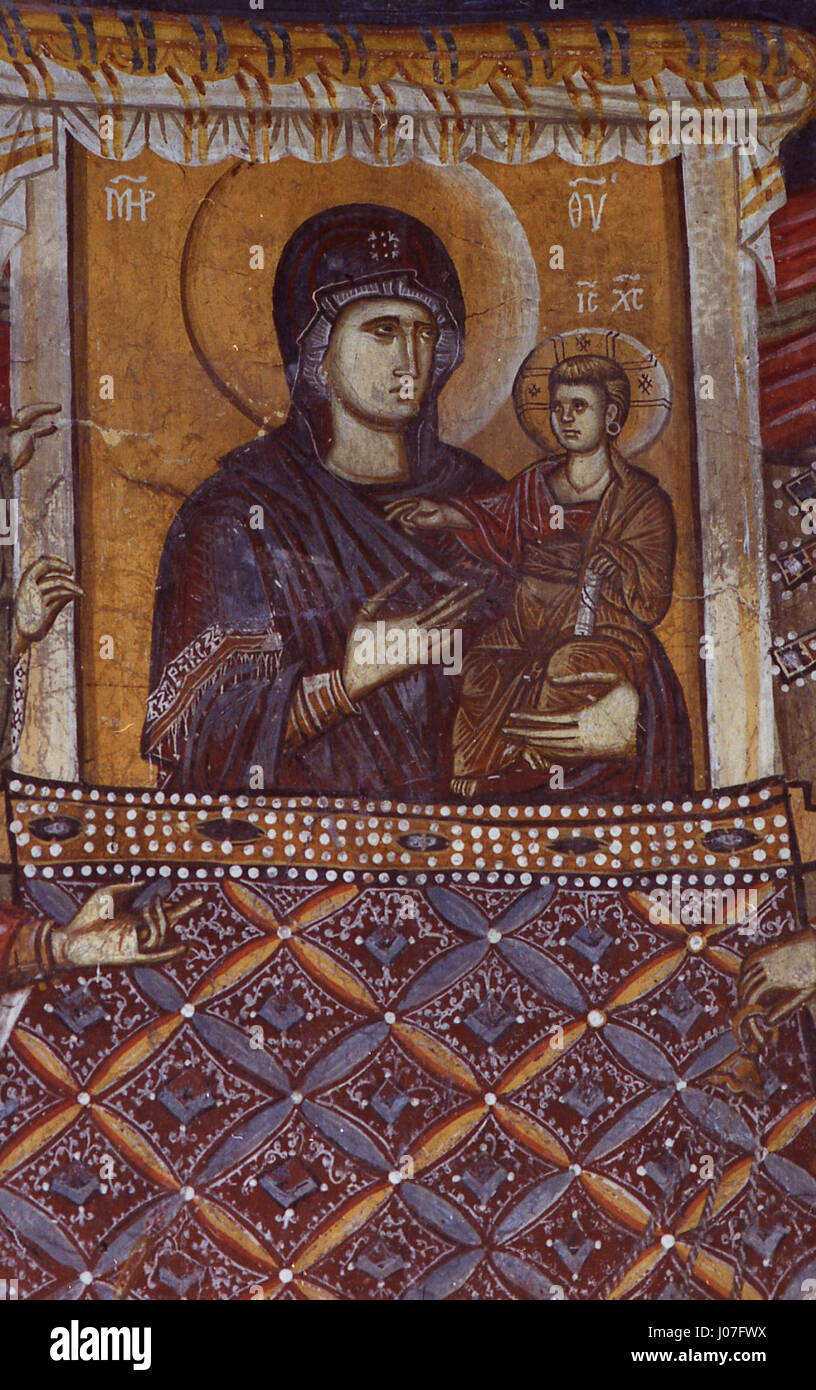 The paintings in St. Demetrius Church in Markova Susica depict scenes ...