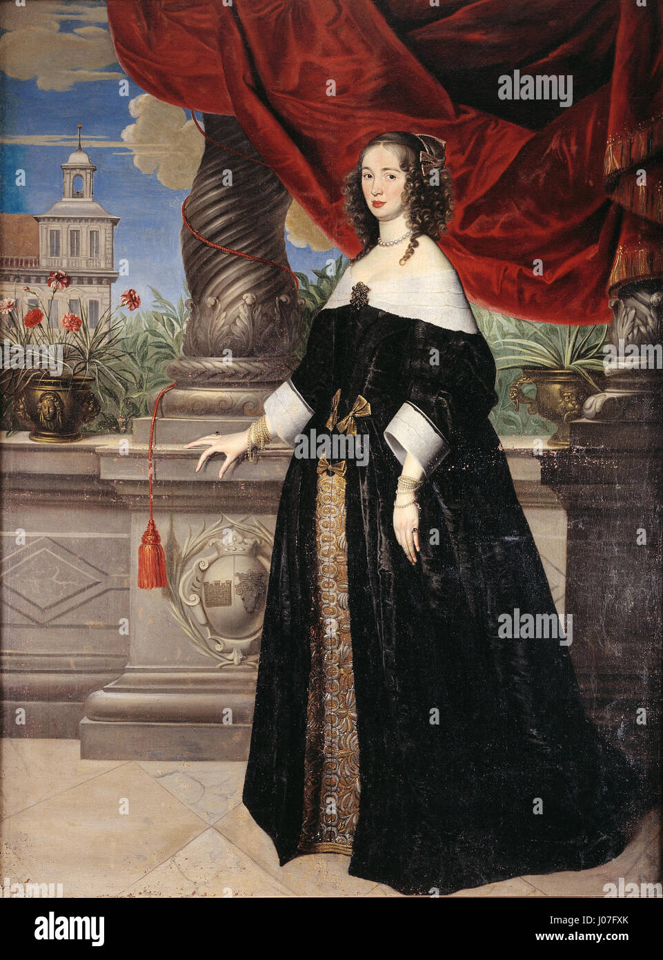 Anselm van Hulle’s portrait of Anna Margareta von Haugwitz, dated from ...