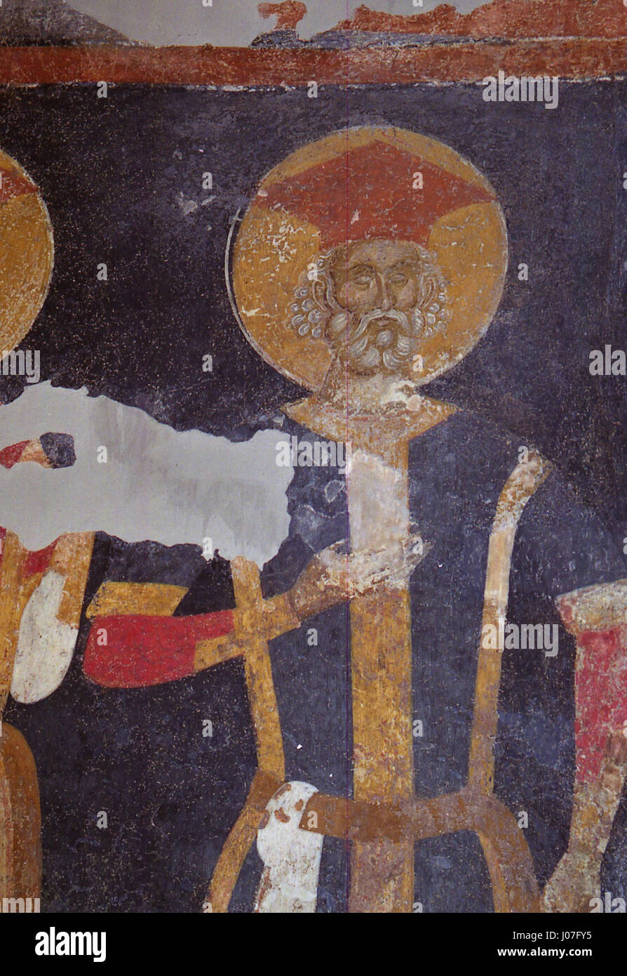 The paintings in St. Demetrius Church, located in Markova Susica ...