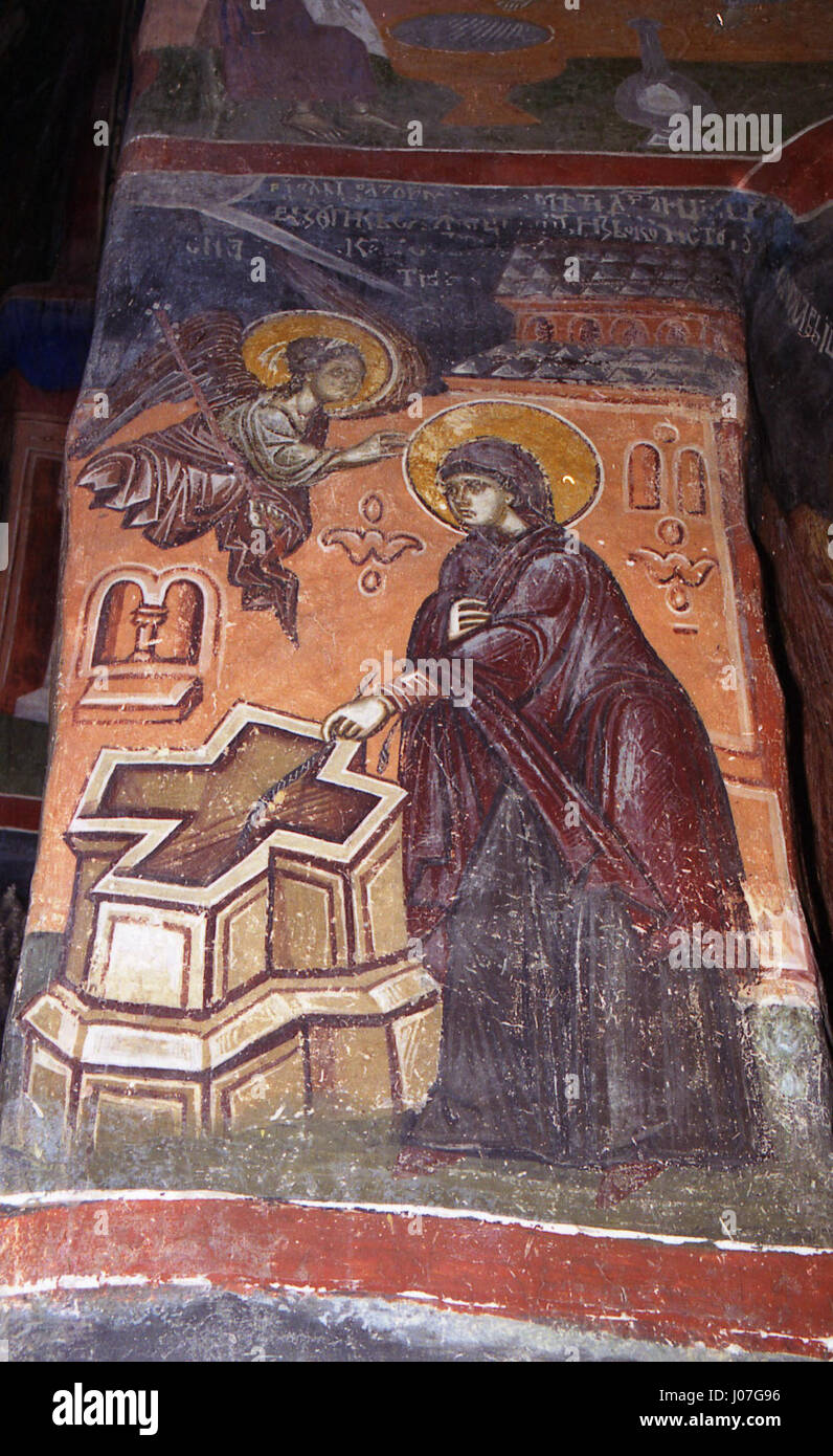 The paintings in St. Demetrius Church in Markova Susica depict scenes ...