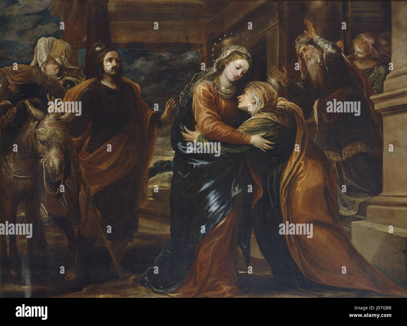 ‘Rizi-visitación’ depicts the visitation of Mary to her cousin ...