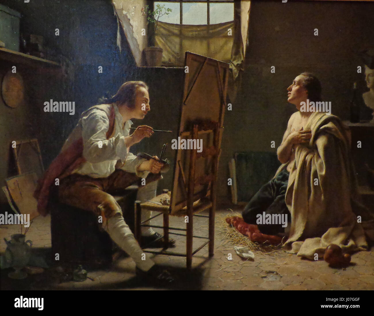 Le peintre et son modele hi-res stock photography and images - Alamy