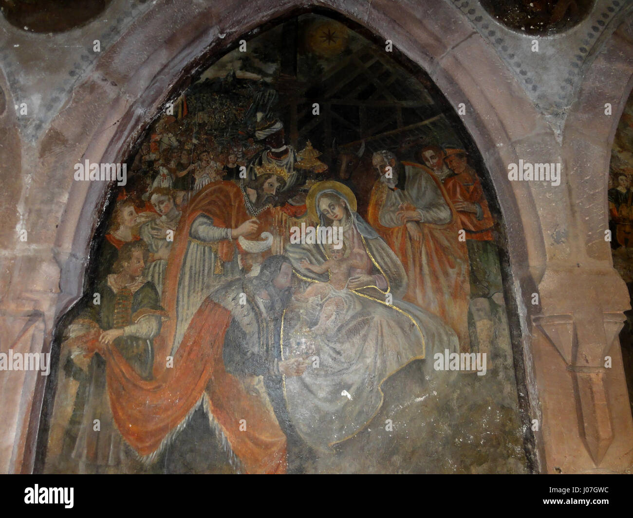 'Saverne Couvent Récollets 54' depicts a scene from the Couvent des ...