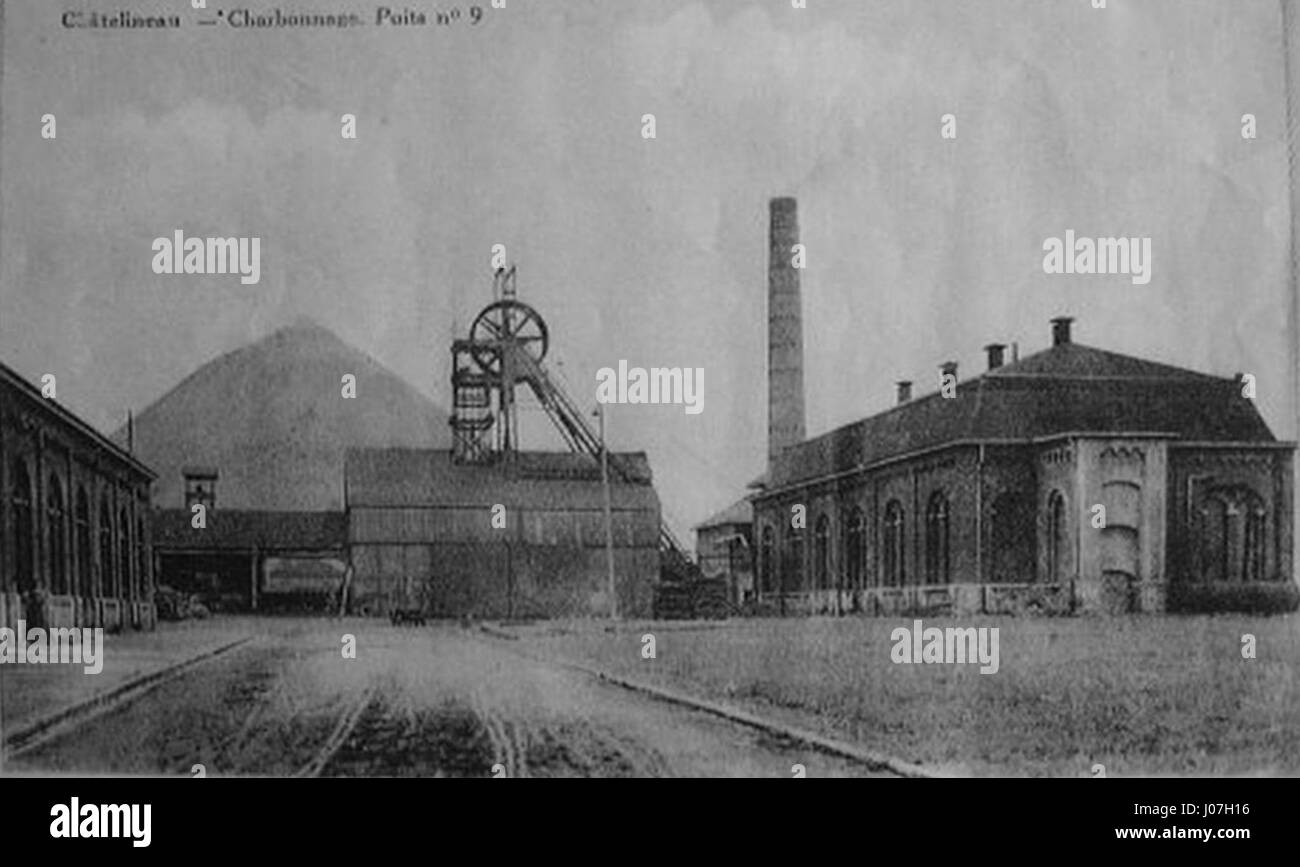 France mining 19th Black and White Stock Photos & Images - Alamy