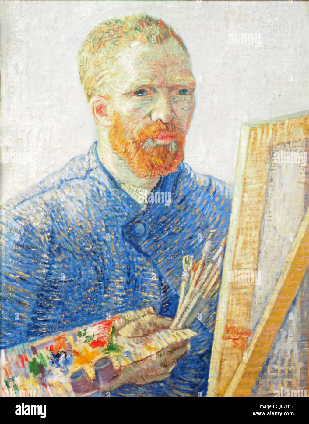 This self-portrait of Vincent van Gogh, housed at the Van Gogh Museum ...