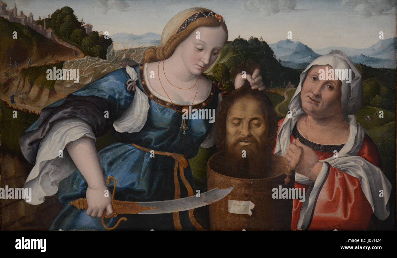 Palmezzano's painting 'Judith holding the Head of Holofernes' depicts ...