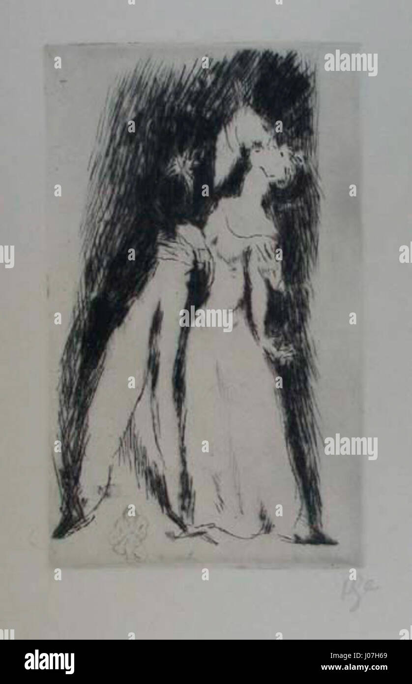 ‘Der Kaiser bei der Tänzerin’ by Robert Genin depicts an intimate scene ...