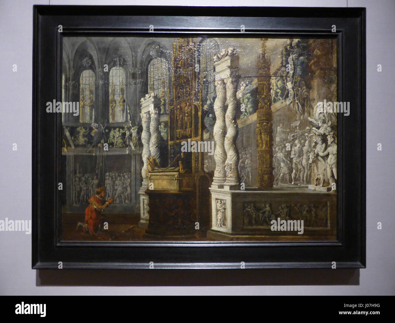 François Nomé’s painting 'Salomo im Tempel' (Solomon in the Temple ...