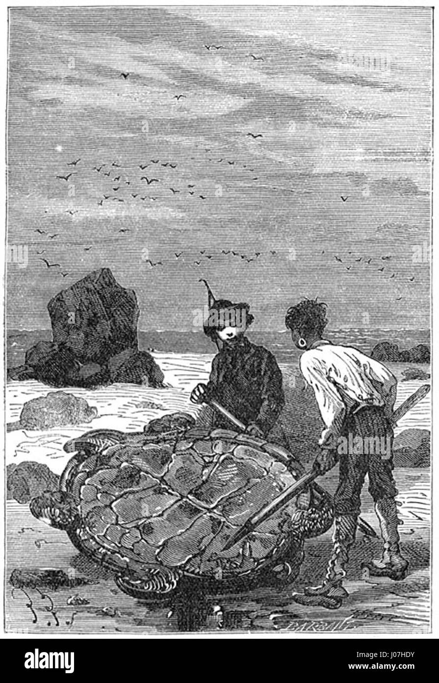 Jules Férat's 'The Mysterious Island' (1856) depicts an isolated ... Jules Férat's 'The Mysterious Island' (1856) depicts an isolated ...