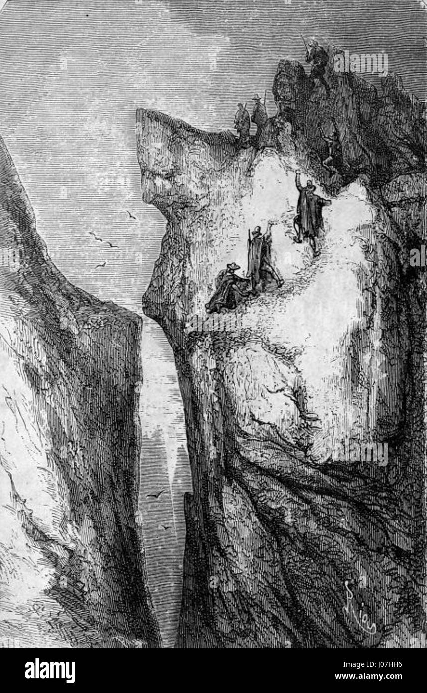 Édouard Riou’s illustration for ‘The Children of Captain Grant’ depicts ...