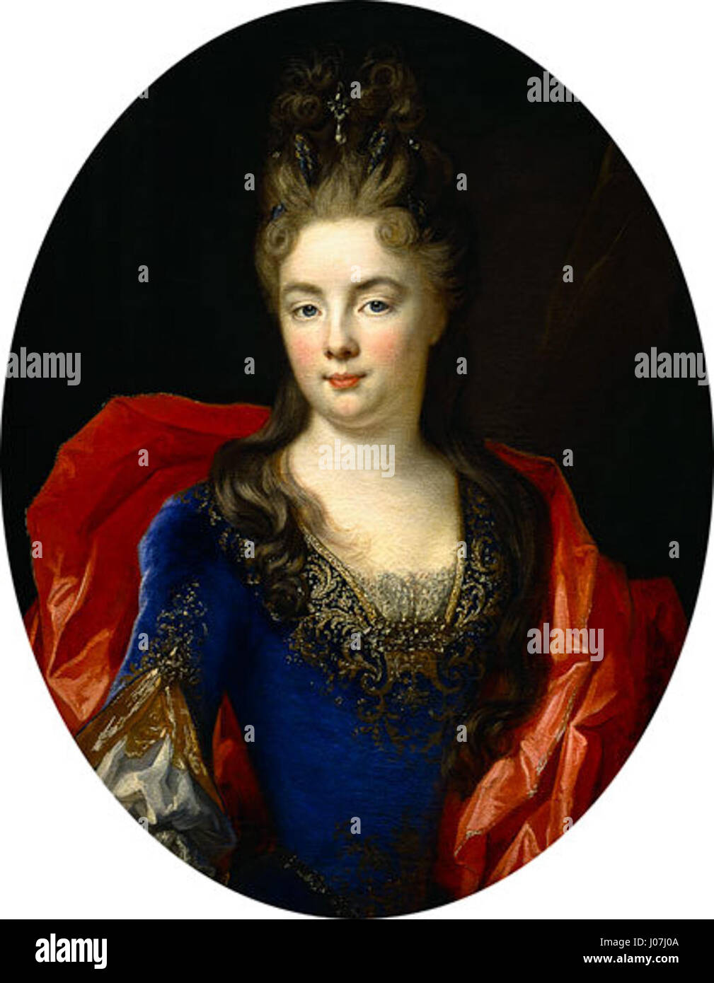 This portrait depicts Anne Geneviève de Léviz, created by renowned ...