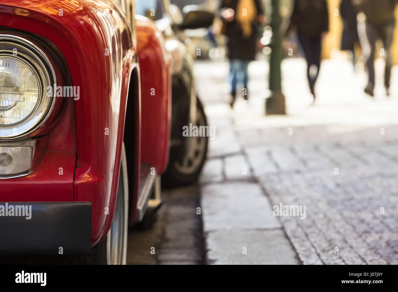 Legs step into car hi-res stock photography and images - Alamy