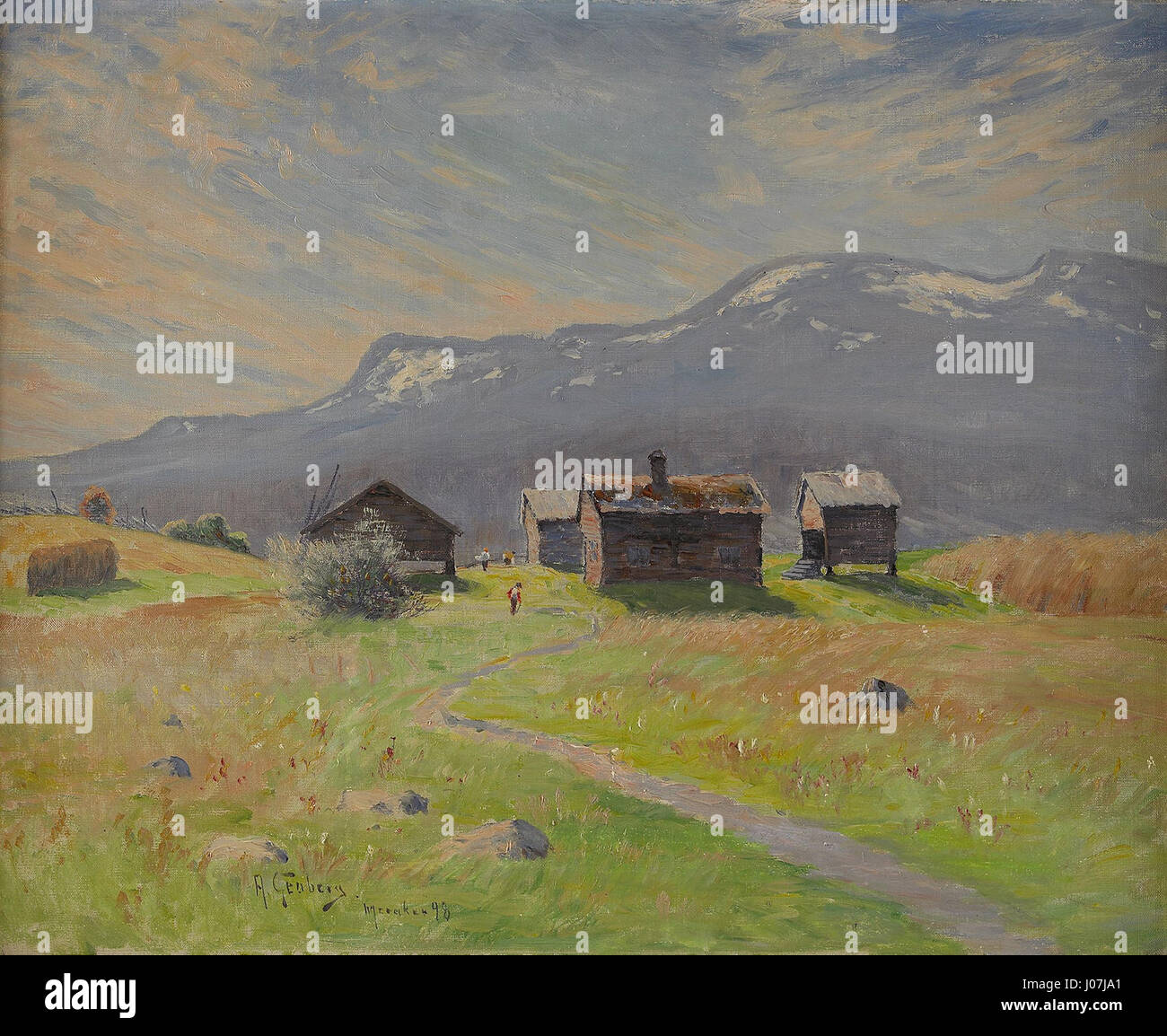 Anton Genberg - Norrländsk fäbovall Stock Photo - Alamy