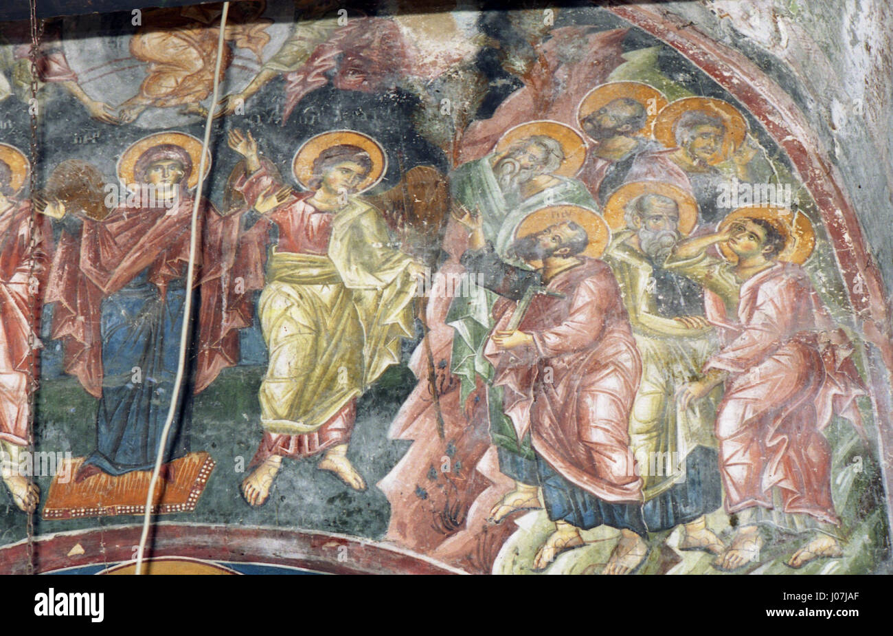 The frescos from St. Nicholas of Varos are notable works of religious ...