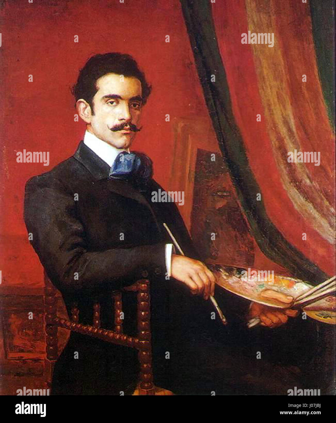 'Retrato de Prisciliano Silva' by Antônio Olavo Batista (1907) is a ...