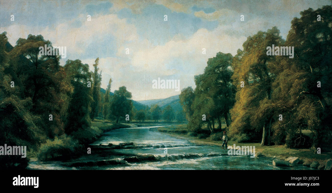 Agustín de Riancho - Mountain Landscape Stock Photo - Alamy