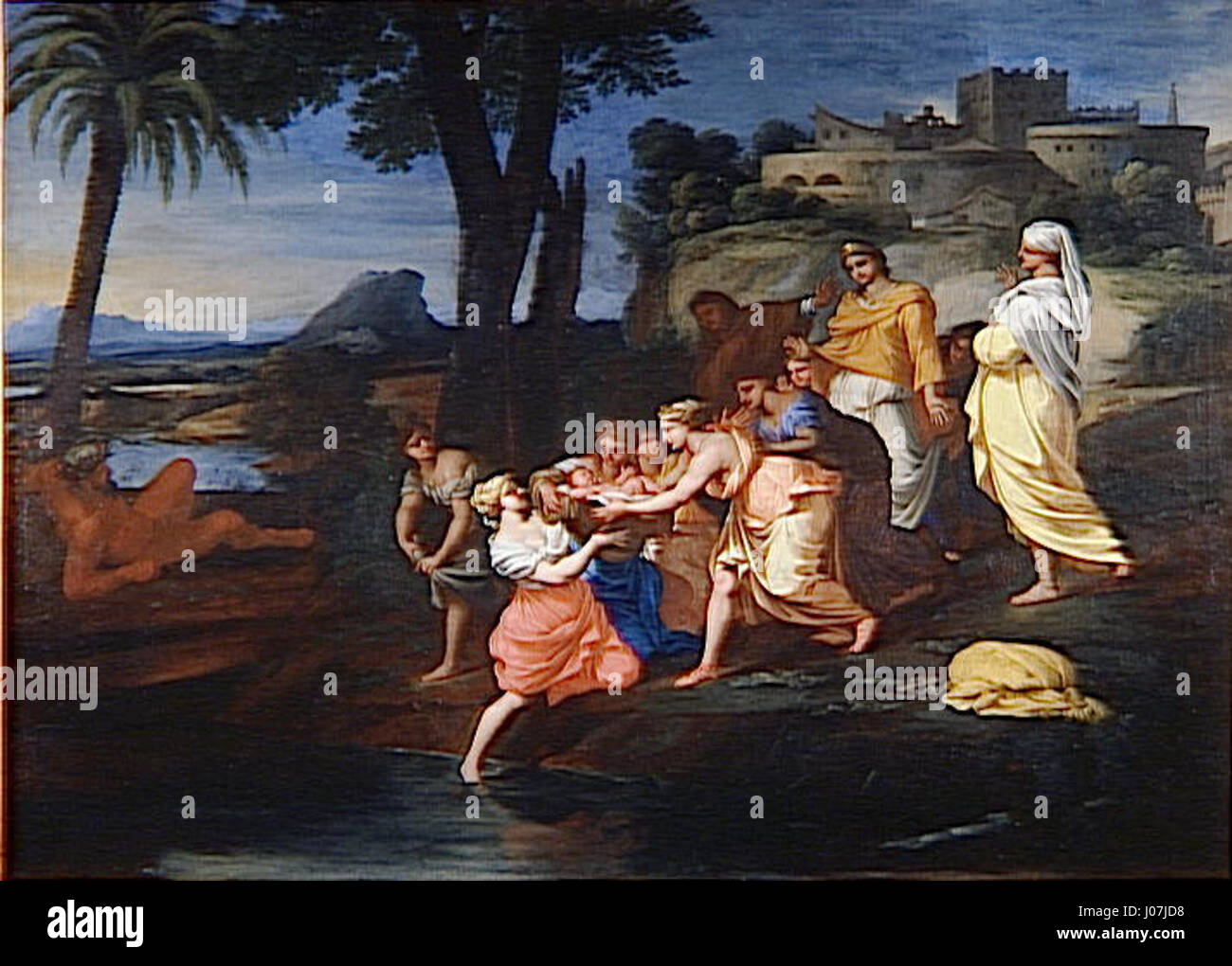 'Moïse sauvé des eaux' (Moses Saved from the Waters) by Blanchet ...