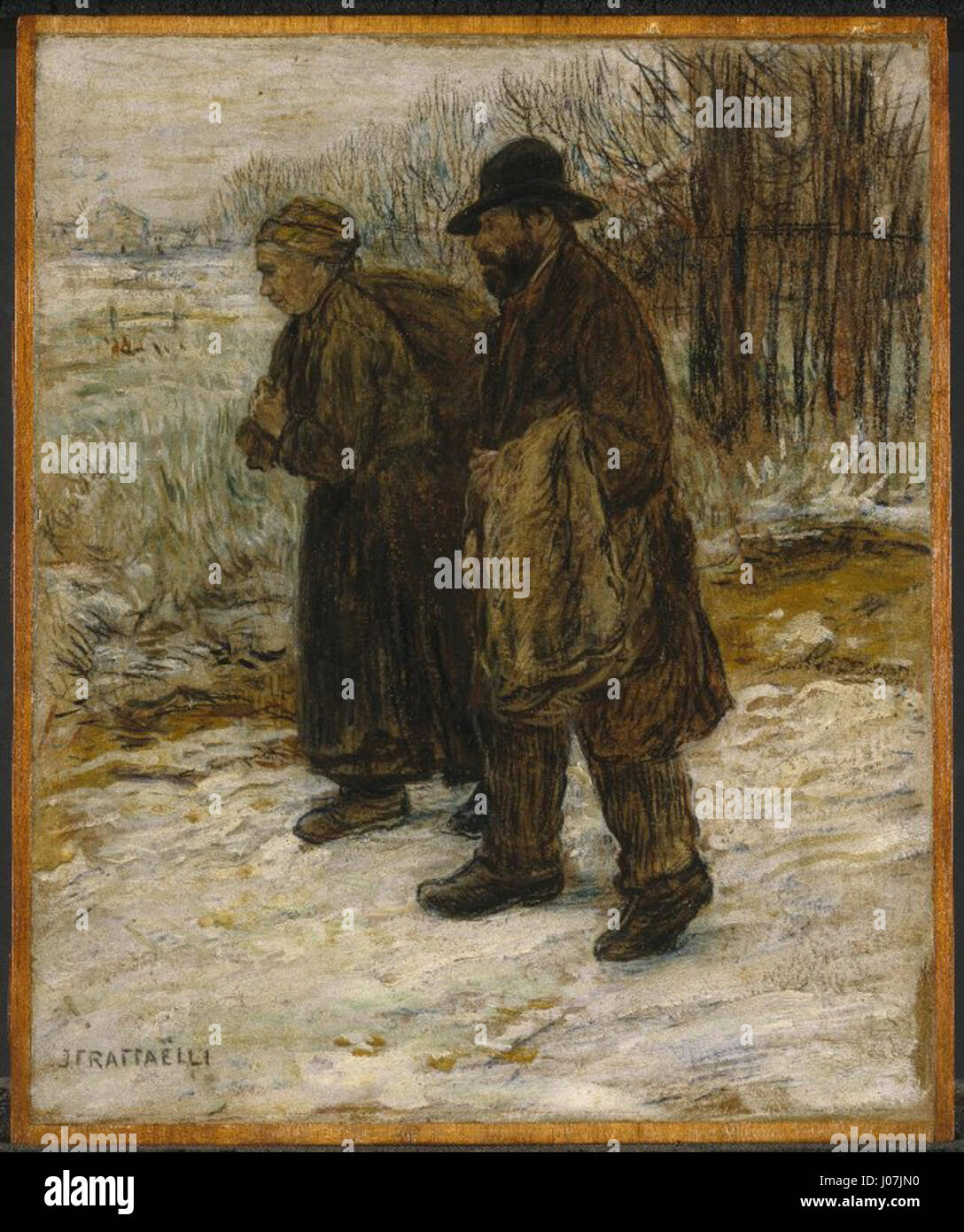 'Parisian Rag Pickers,' an 1889 painting by Jean-François Raffaëlli ...