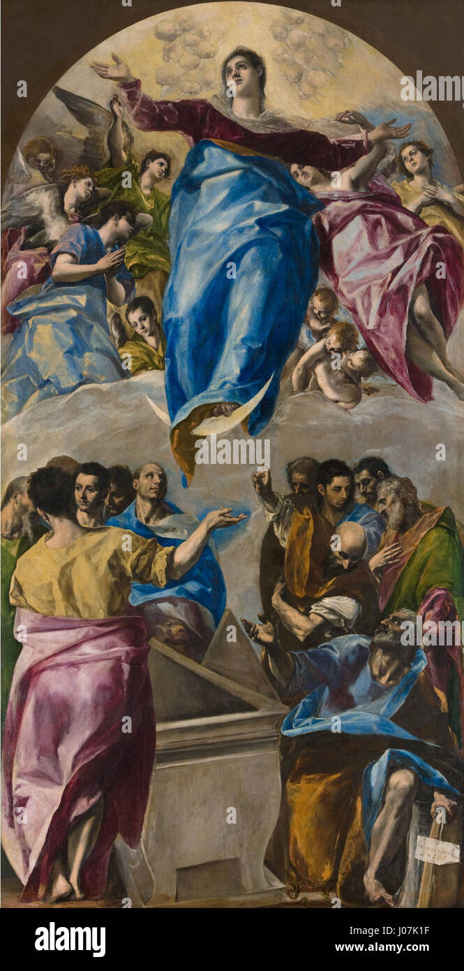 Domenikos Theotokópoulos, known as El Greco, painted 'The Assumption of ...