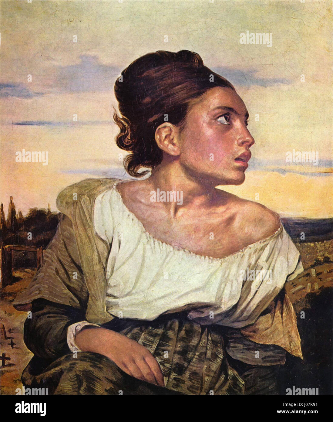 Eugène Delacroix, one of the most prominent figures of the Romantic ...