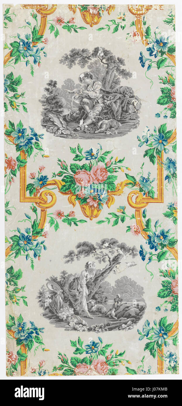 François Boucher's 'Sidewall' design exemplifies Rococo style, with ...